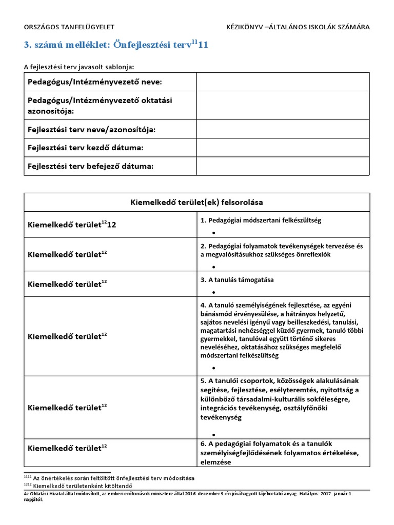 Fejlesztési terv_üres | PDF