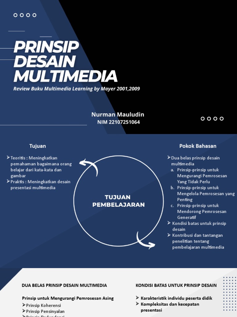 Dua Belas Prinsip Desain Multimedia | PDF