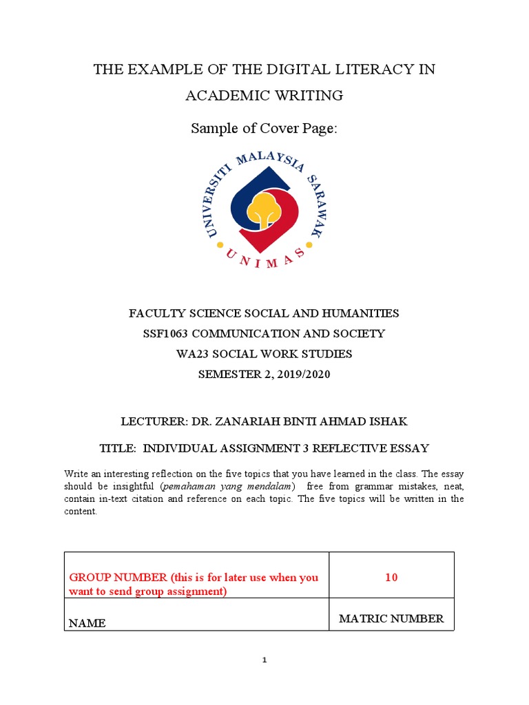 Digital Literacy V2 - Essay Format | PDF | Essays | Literacy