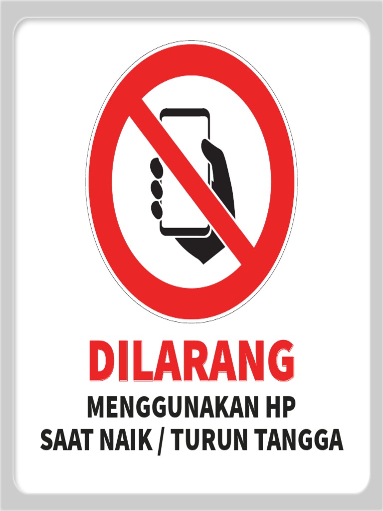 Rambu Matikan HP | PDF