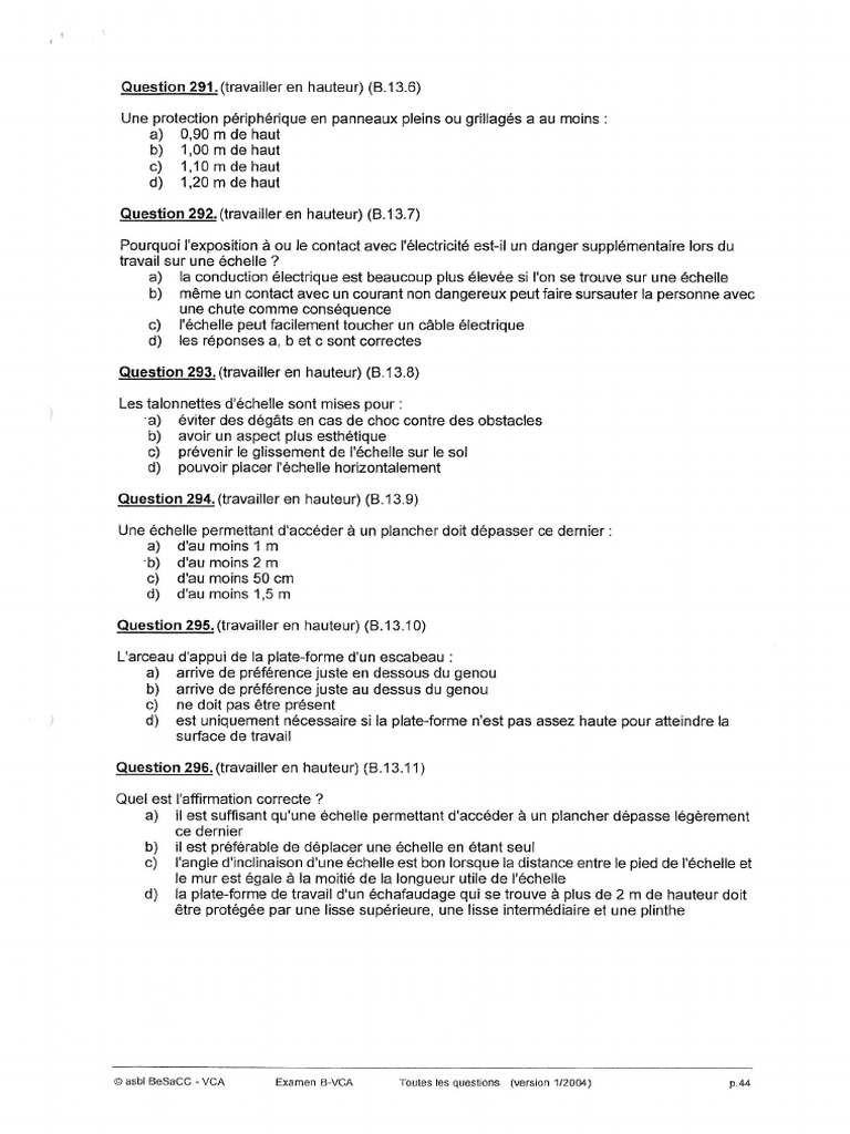 VCA Base-Questionnaire 5 | PDF