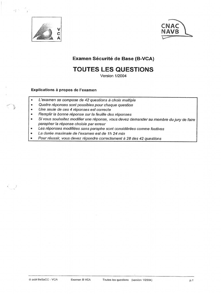 VCA Base-Questionnaire 1 | PDF