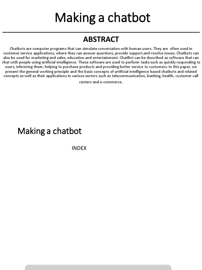 Chatbot | PDF | Usability | User Interface