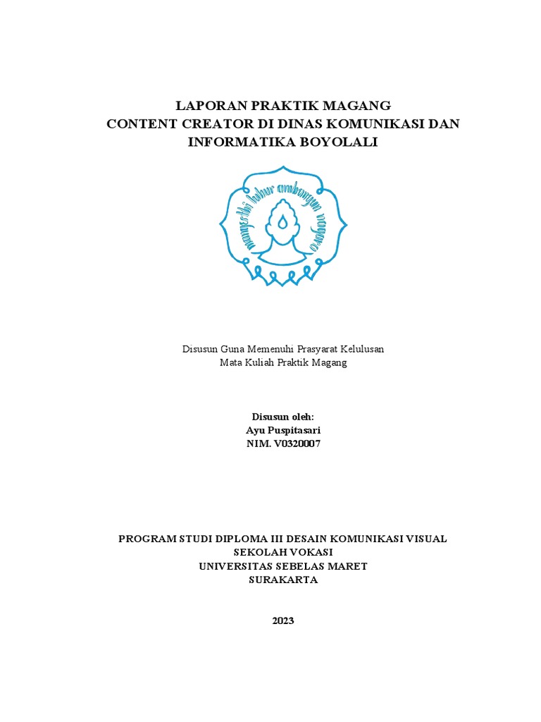 LKP Ayu Puspitasari Magang Diskominfo Dari Pak Alpan | PDF