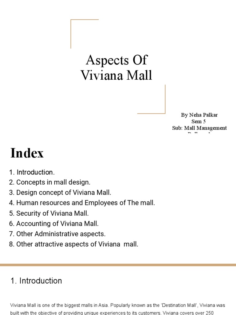 Mall Management Assignment No 3 | Download Free PDF | Shopping Mall ...