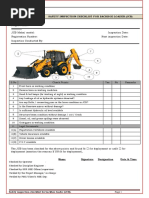 Compactor Daily Inspection Checklist | PDF