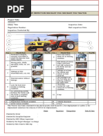 C03.Safety Inspection Checklist For Backhoe Loader (JCB) | PDF | Technology & Engineering