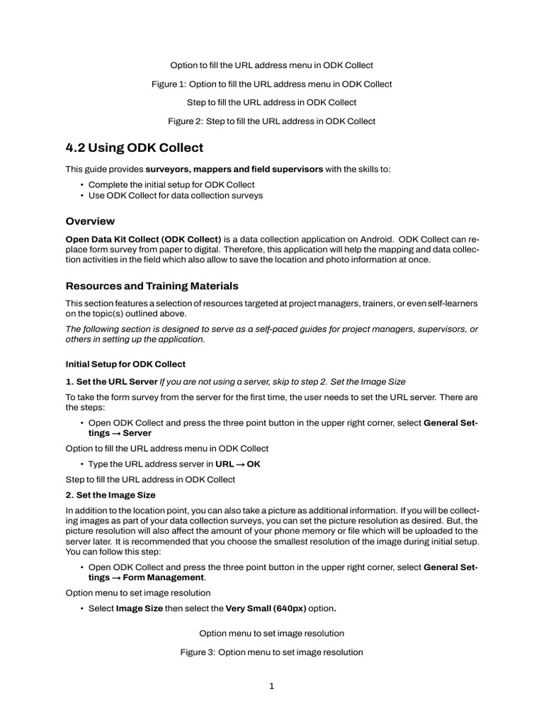 4.2 Using Odk Collect | PDF | Computer File | Software Development 4.2 Using Odk Collect | PDF | Computer File | Software Development