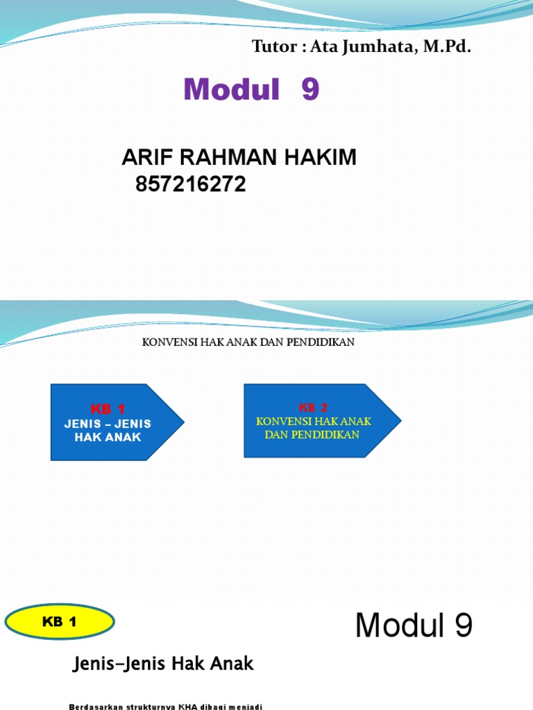 Pendidikan Anak Di SD | PDF