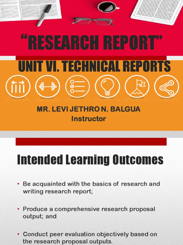 Unit VI Technical Reports Pt. 2 Research Report | PDF | Qualitative ... Unit VI Technical Reports Pt. 2 Research Report | PDF | Qualitative ...