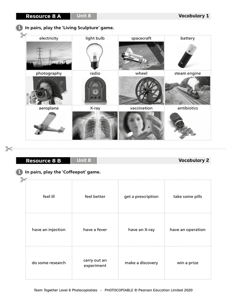 Level 6 Vocabulary Games & Activities | PDF | Science & Mathematics