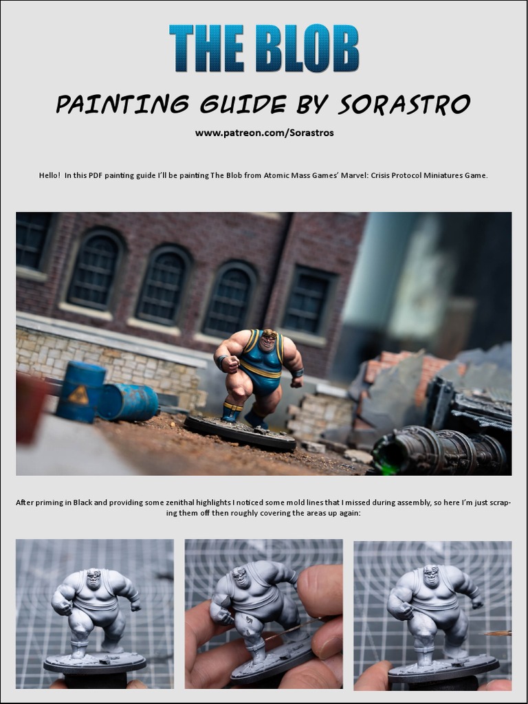 The Blob Painting Guide | Download Free PDF | Blue | Shadow