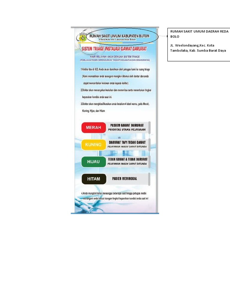 Sistem TRIAGE Igd | PDF