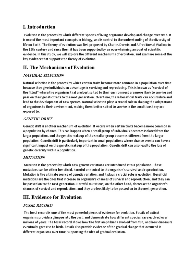 Evolution | PDF | Evolution | Organisms