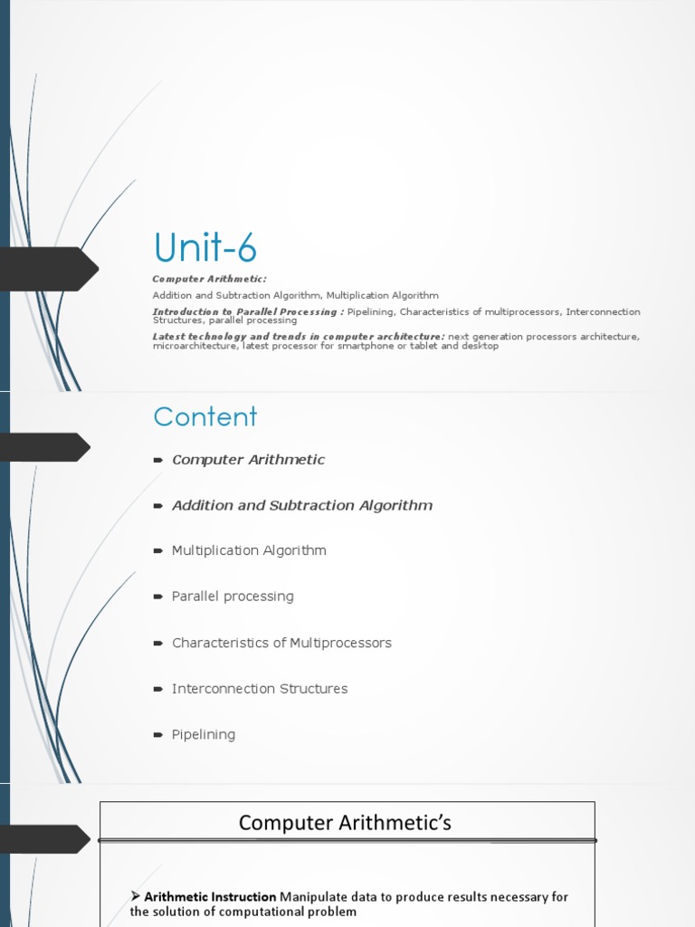 Unit 6 JSPSingh | PDF | Central Processing Unit | Parallel Computing