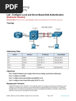 6.4.5_Packet_Tracer_-_Configure_Static_NAT | PDF | Ip Address | Communications Protocols