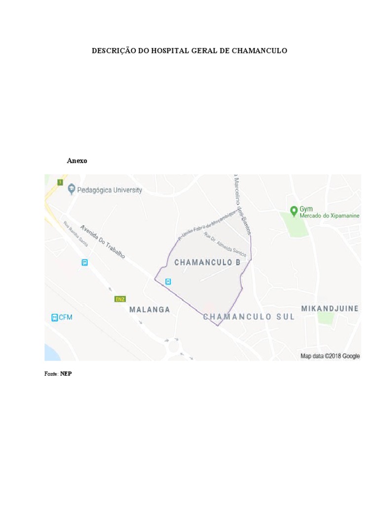 Descrição Do Hospital Geral de Chamanculo-1 | PDF
