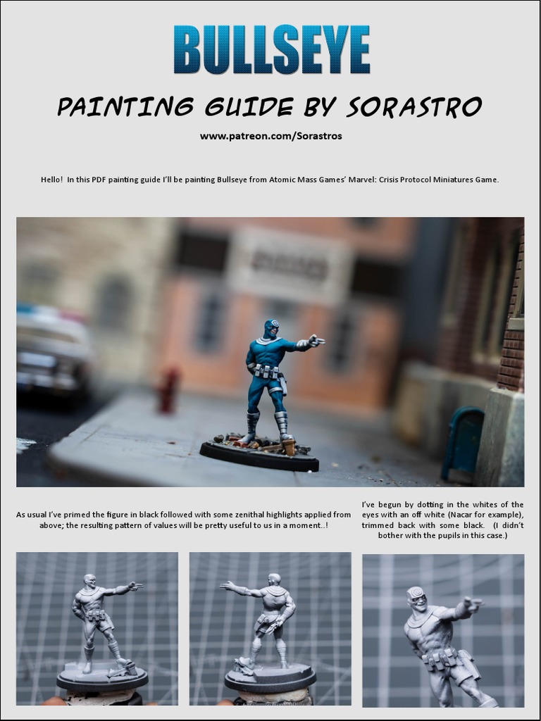 Bullseye PDF Painting Guide | PDF | Blue