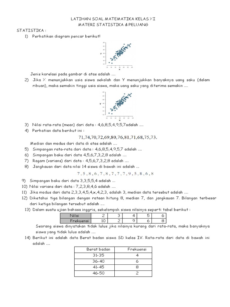 Lat Soal MTK Kelas Xi | PDF