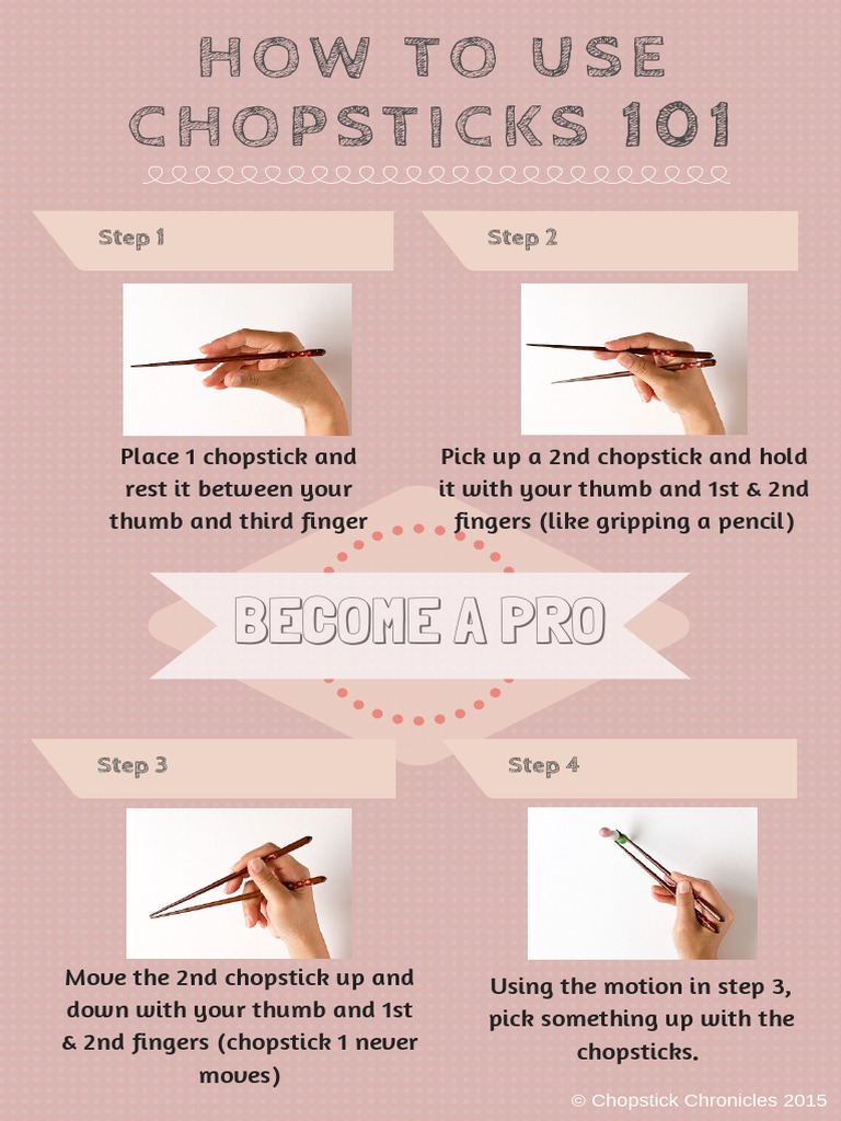 Beginner's Guide to Using Chopsticks | PDF