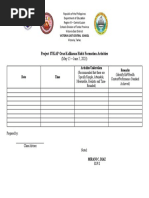 RD Elc Corner Accomplishment Report | PDF | Cognition | Learning