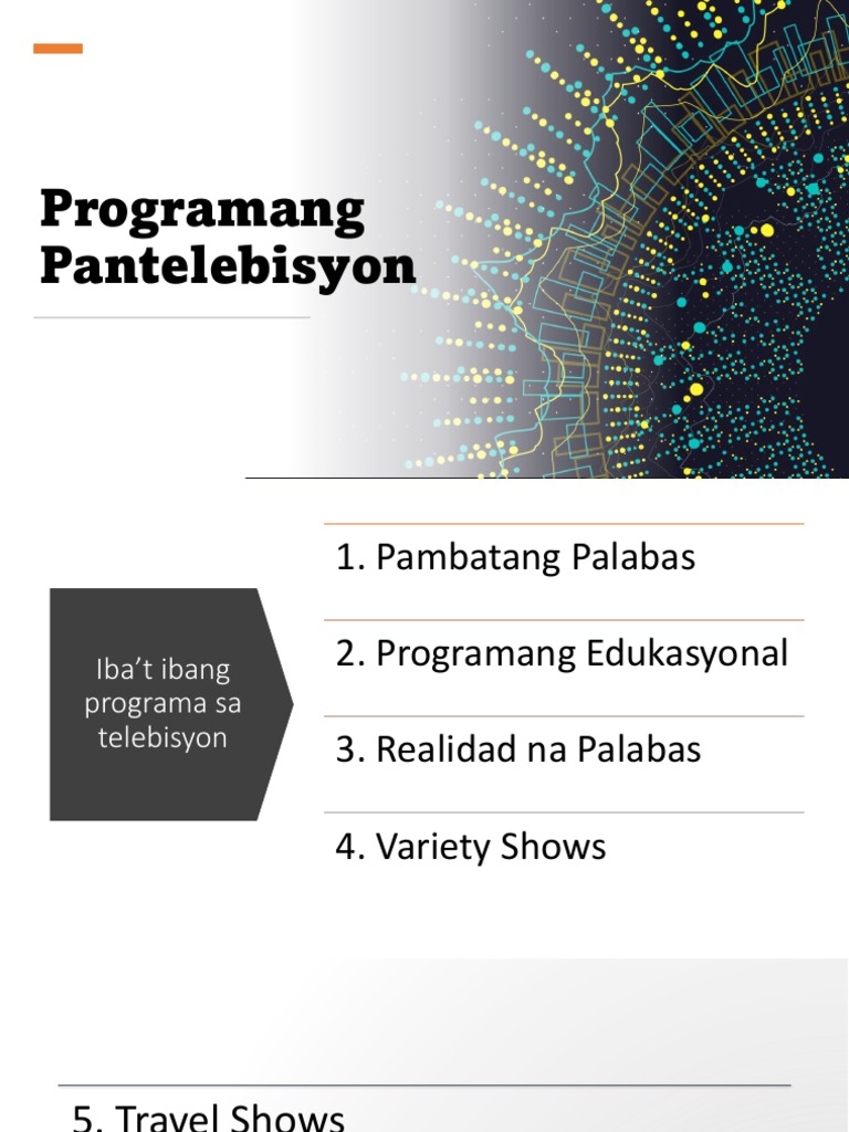 Programang Pantelebisyon | PDF