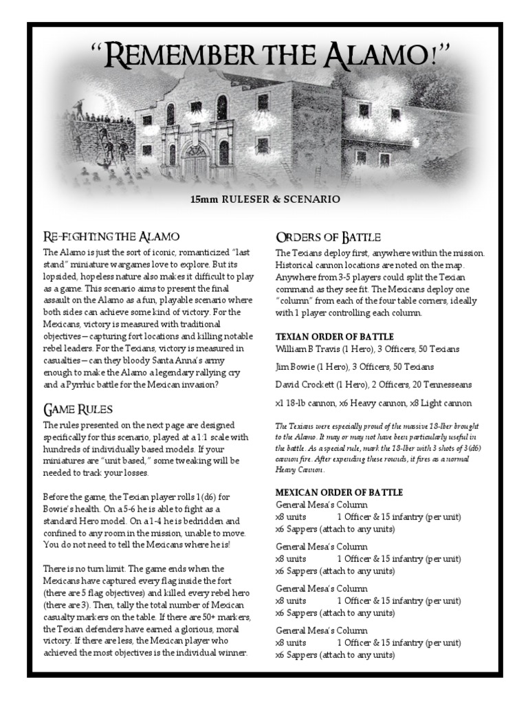 Safari | PDF | Battle Of The Alamo | Conflicts