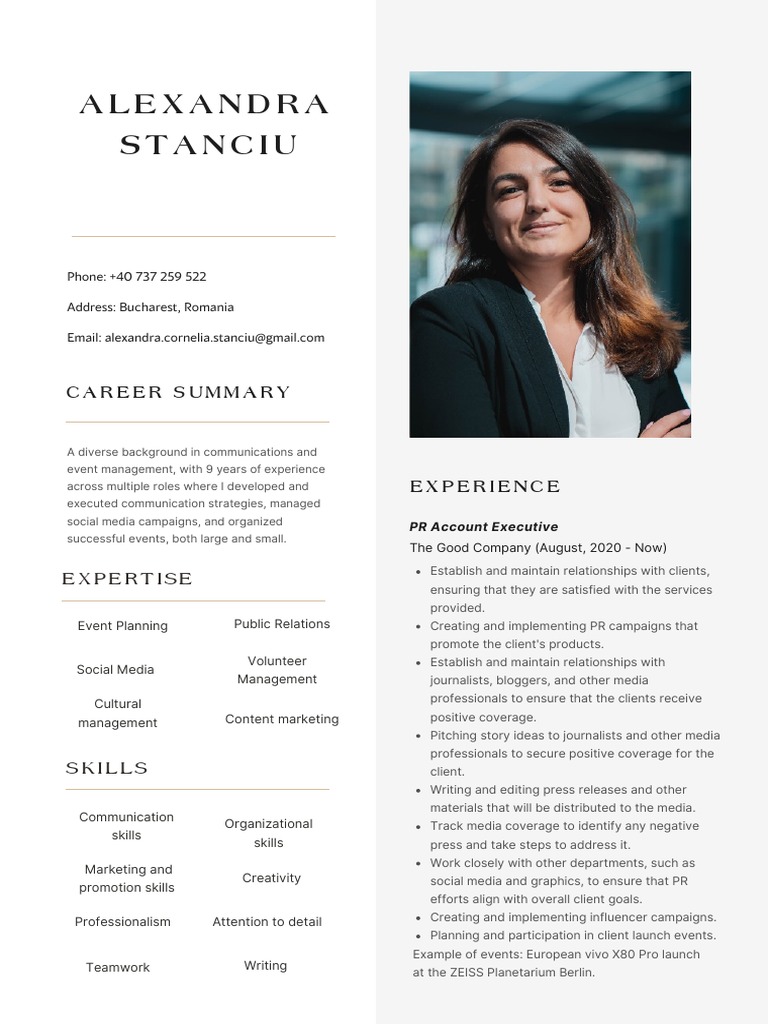 CV - Alexandra Stanciu | PDF | Social Media | Popular Culture & Media ... CV - Alexandra Stanciu | PDF | Social Media | Popular Culture & Media ...