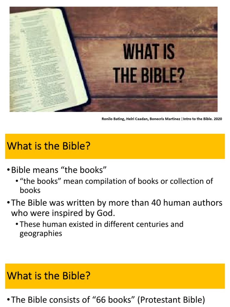 Basic Facts Information About The Bible | PDF | Chapters And Verses Of ...