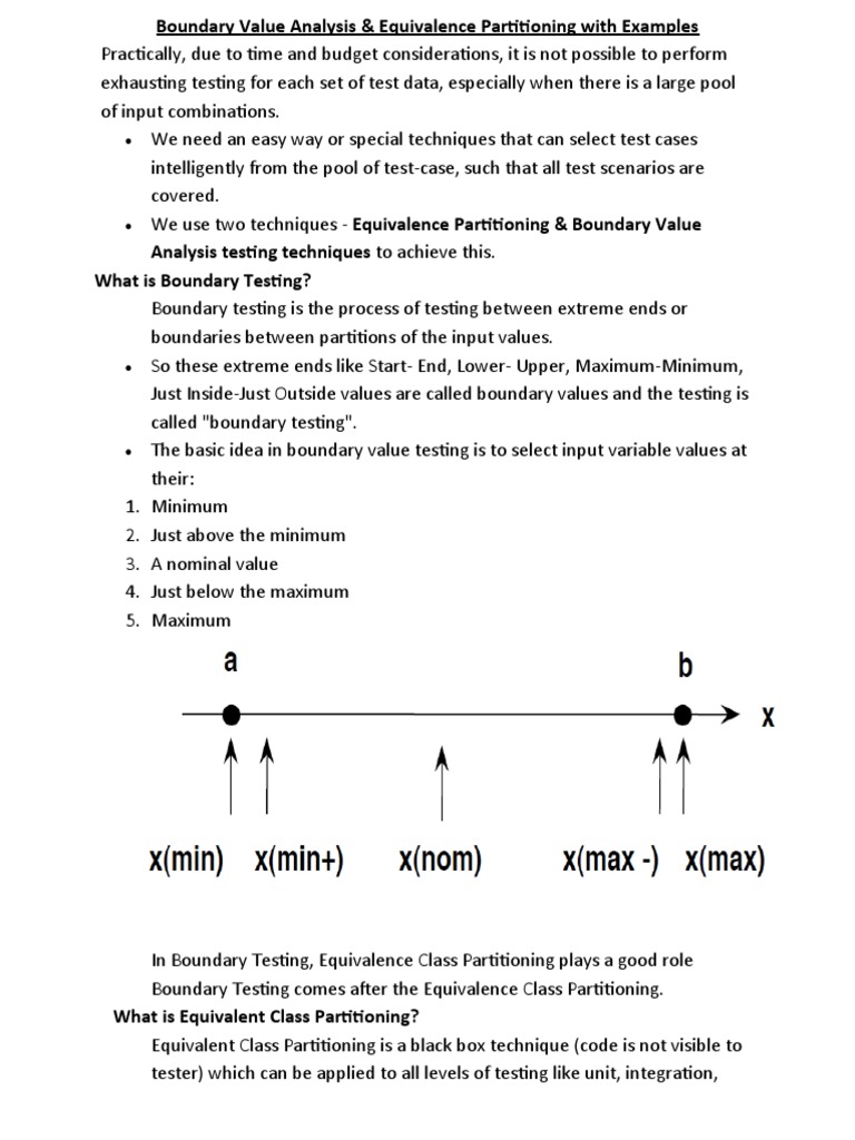 Boundary Value Analysis | PDF | Systems Engineering | Software Engineering