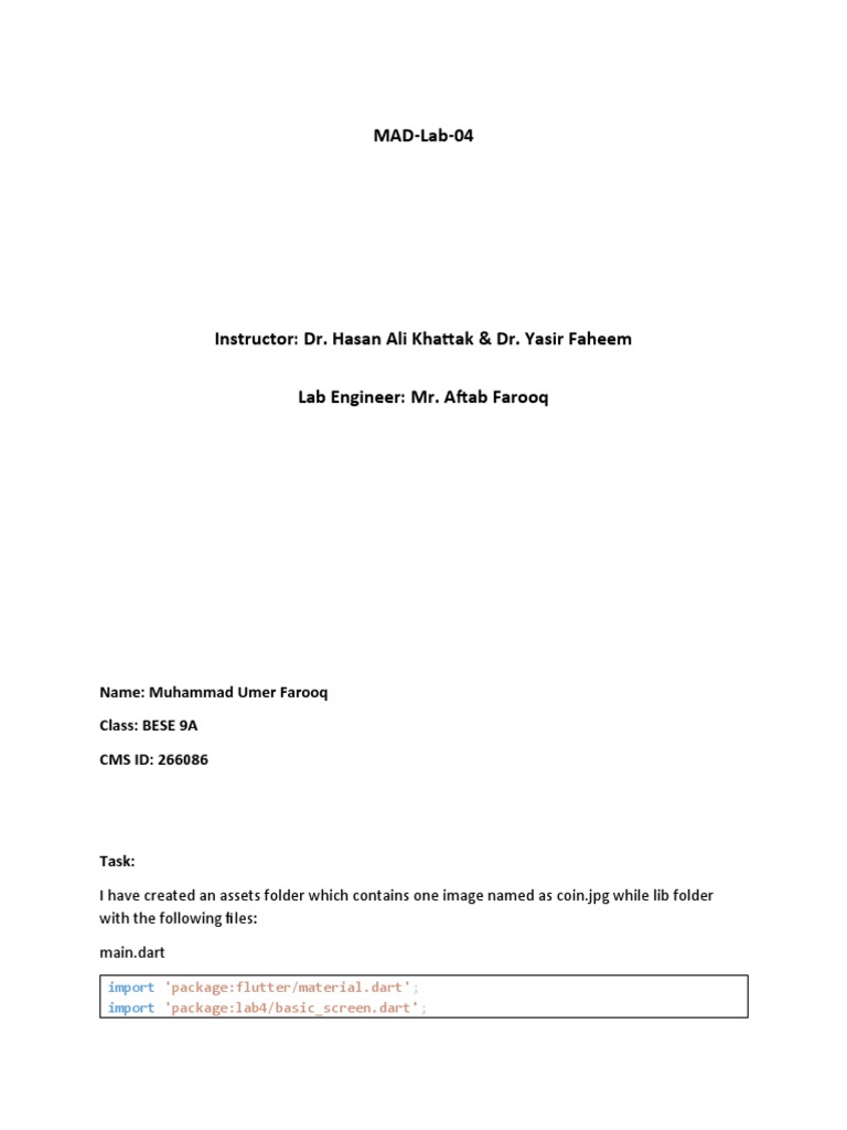 Lab 04 | PDF | Ios | Application Software Lab 04 | PDF | Ios | Application Software