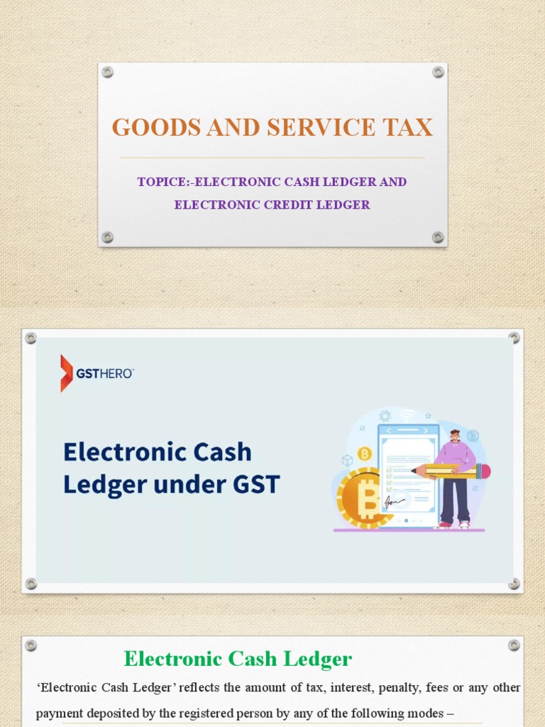 Cash and Credit Ledger Under GST | PDF | Credit Card | Banks