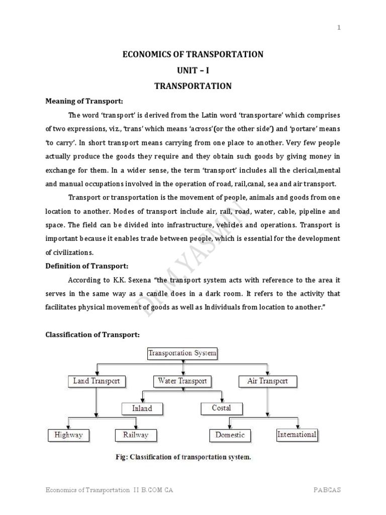 Transportation Project | PDF | Transport | Rail Transport