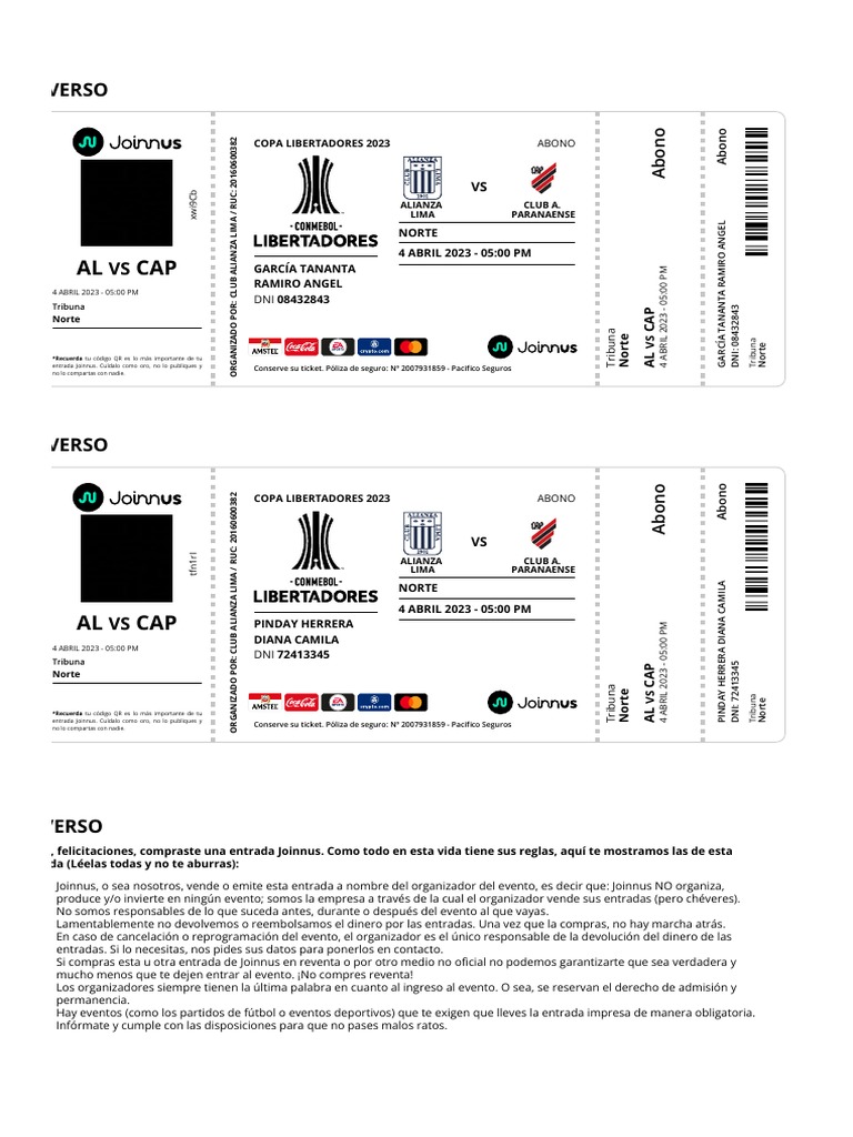 Joinnus Entrada | PDF