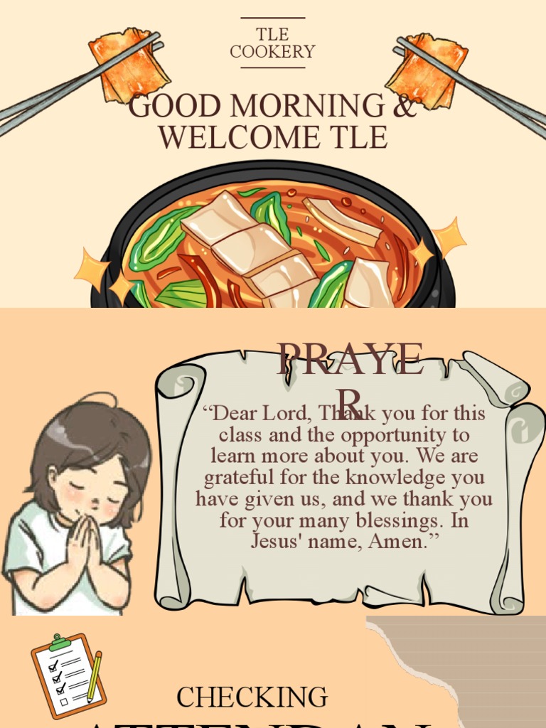 Orange Colorful Vibrant Illustration Animated Food Restaurant ...