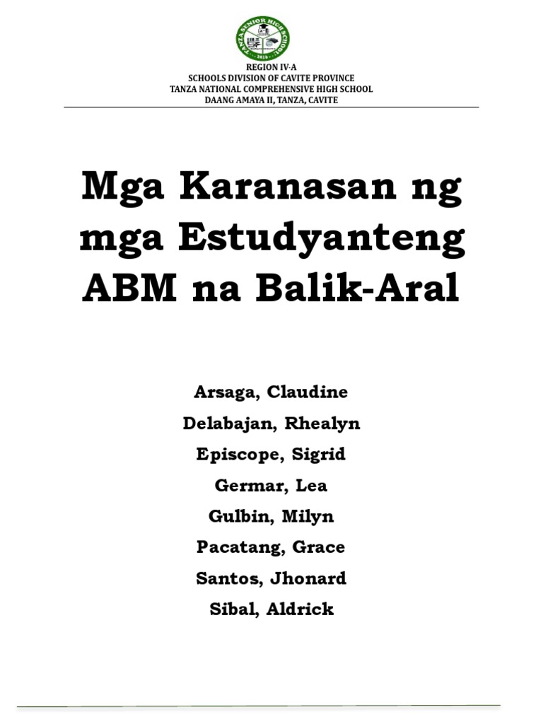 Group 2 Chapter 1 | PDF