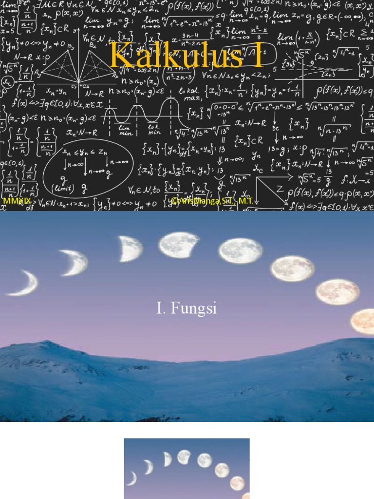 Kalkulus 1 - I. Fungsi | PDF