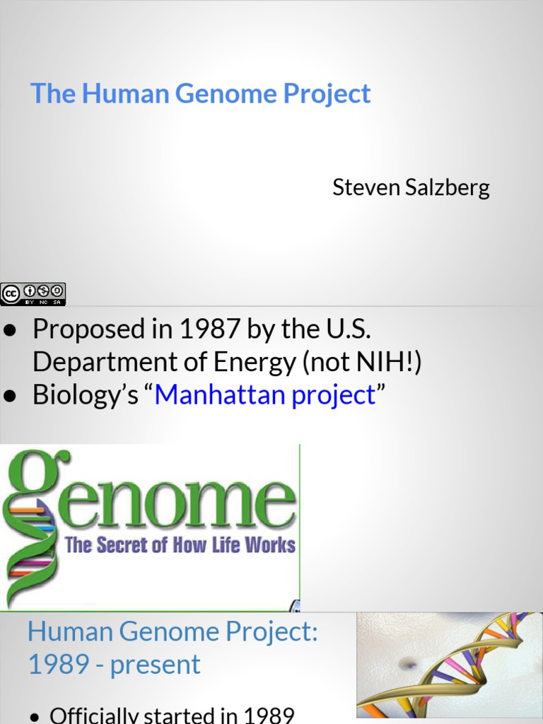 The Human Genome Project | PDF | Dna Sequencing | Genome