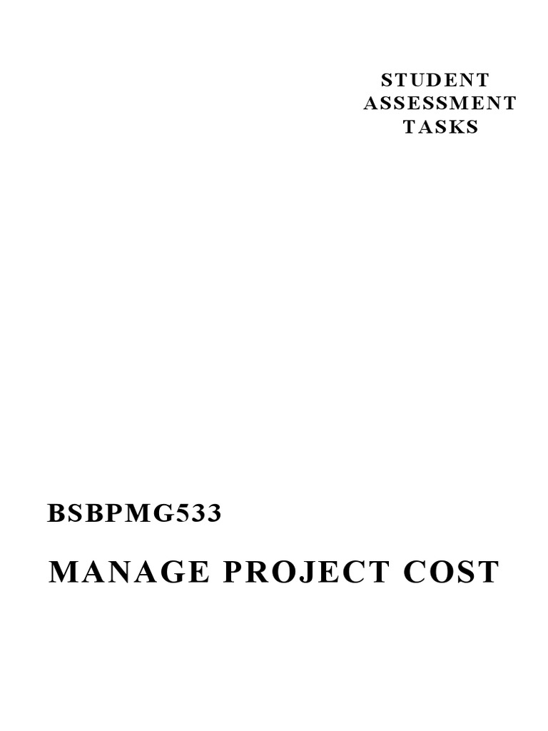 BSBPMG533 Student Assessment Tasks | PDF | Project Management | Information