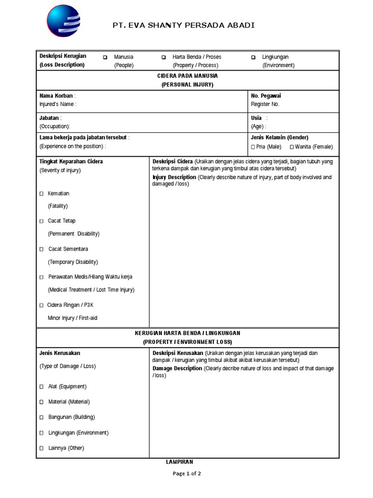 Laporan Insiden Espa | PDF
