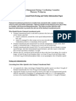 Butec Transdermal Patch Patient Guide | PDF | Analgesic | Opioid