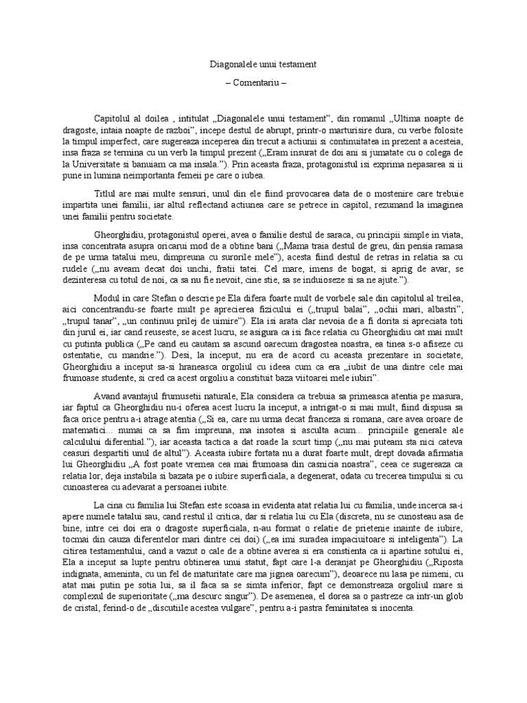 Comentariu Cap2 UND | PDF