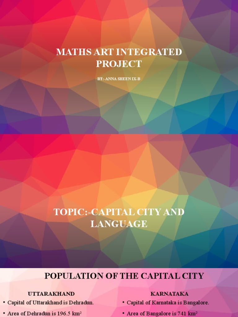 Maths Art Integrated Project | PDF