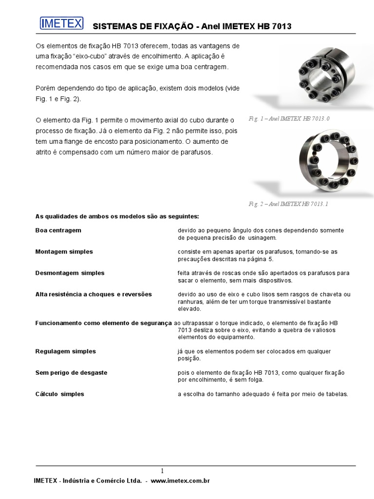 Imetex 7013 | PDF | Engenharia Mecânica | Setor secundário da economia