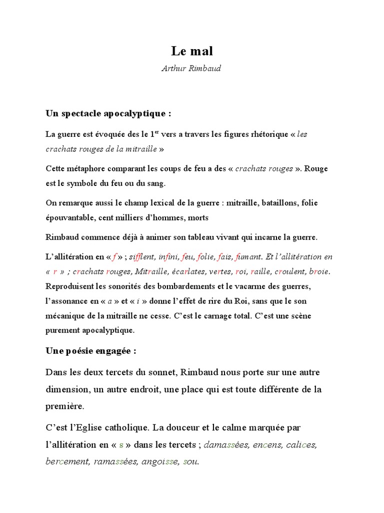 Le Mal | PDF