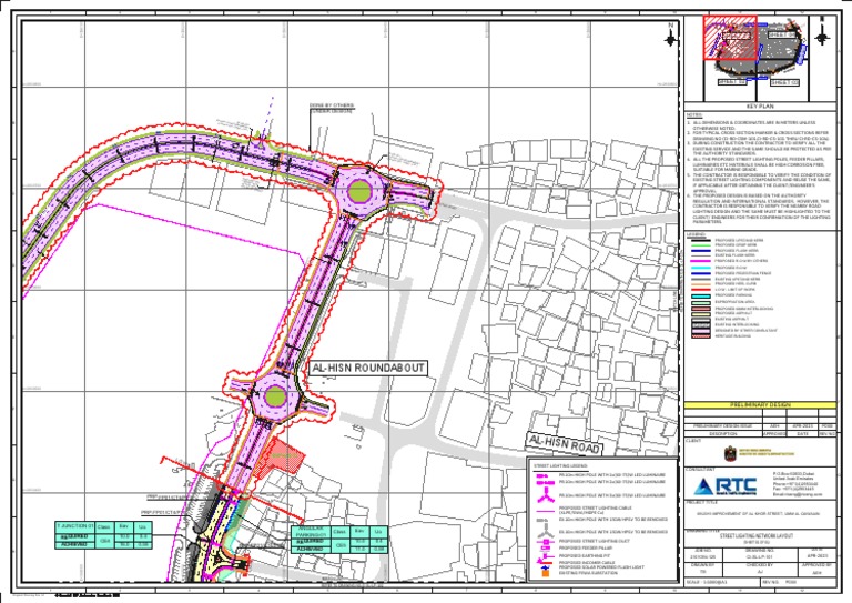 Dry-Street Lighting Network Layout-Ci-Sl-Lp-101 | PDF