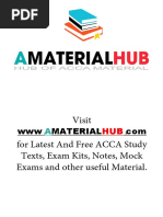 ACCA Study Hub: Key Features & Tips | PDF | Mobile App | Login