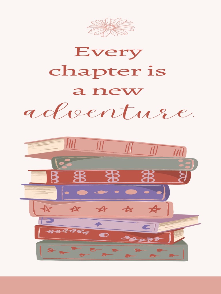 Neutral Illustrative Cute Bookmark | PDF