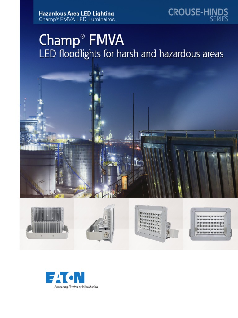 crouse-hinds-champ-fmva-led-brochure (1) | PDF | Lighting | Light ...