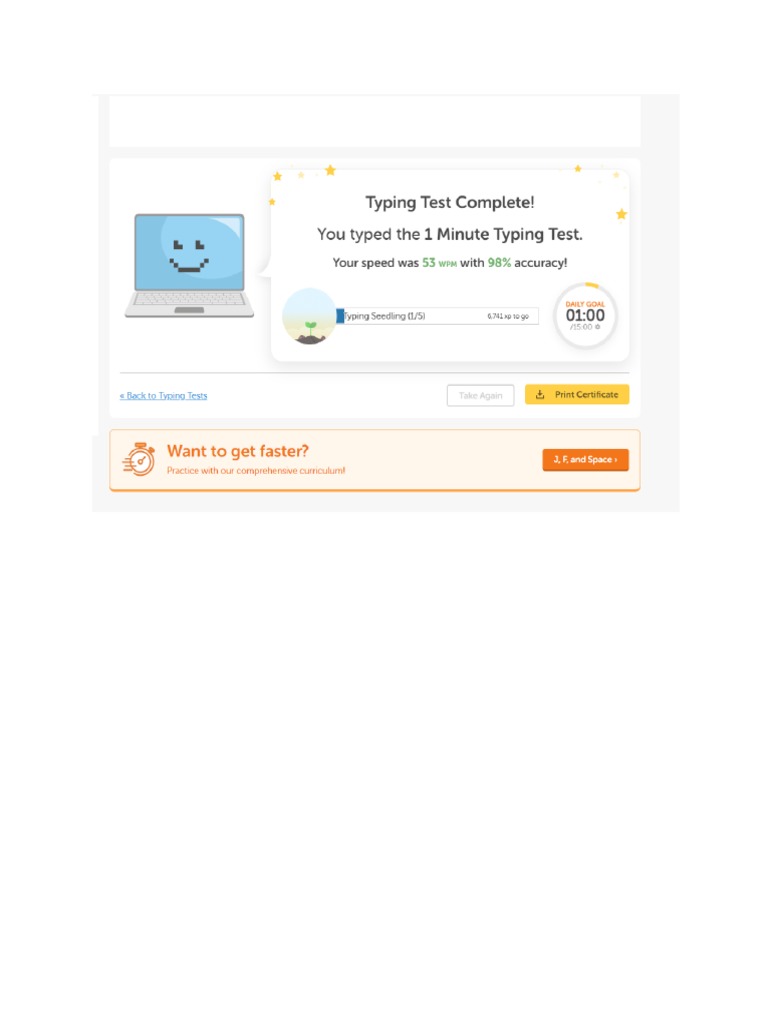 Anderson Typing Test | PDF